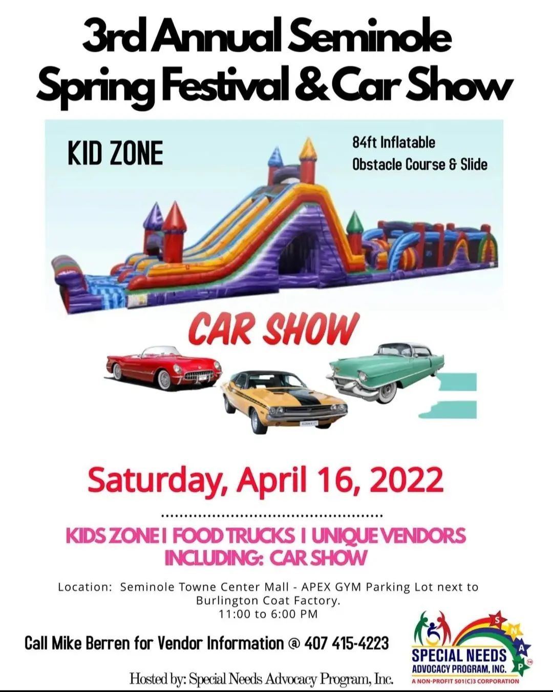 3rd Annual Seminole Spring Festival & Car Show - Sanford Main