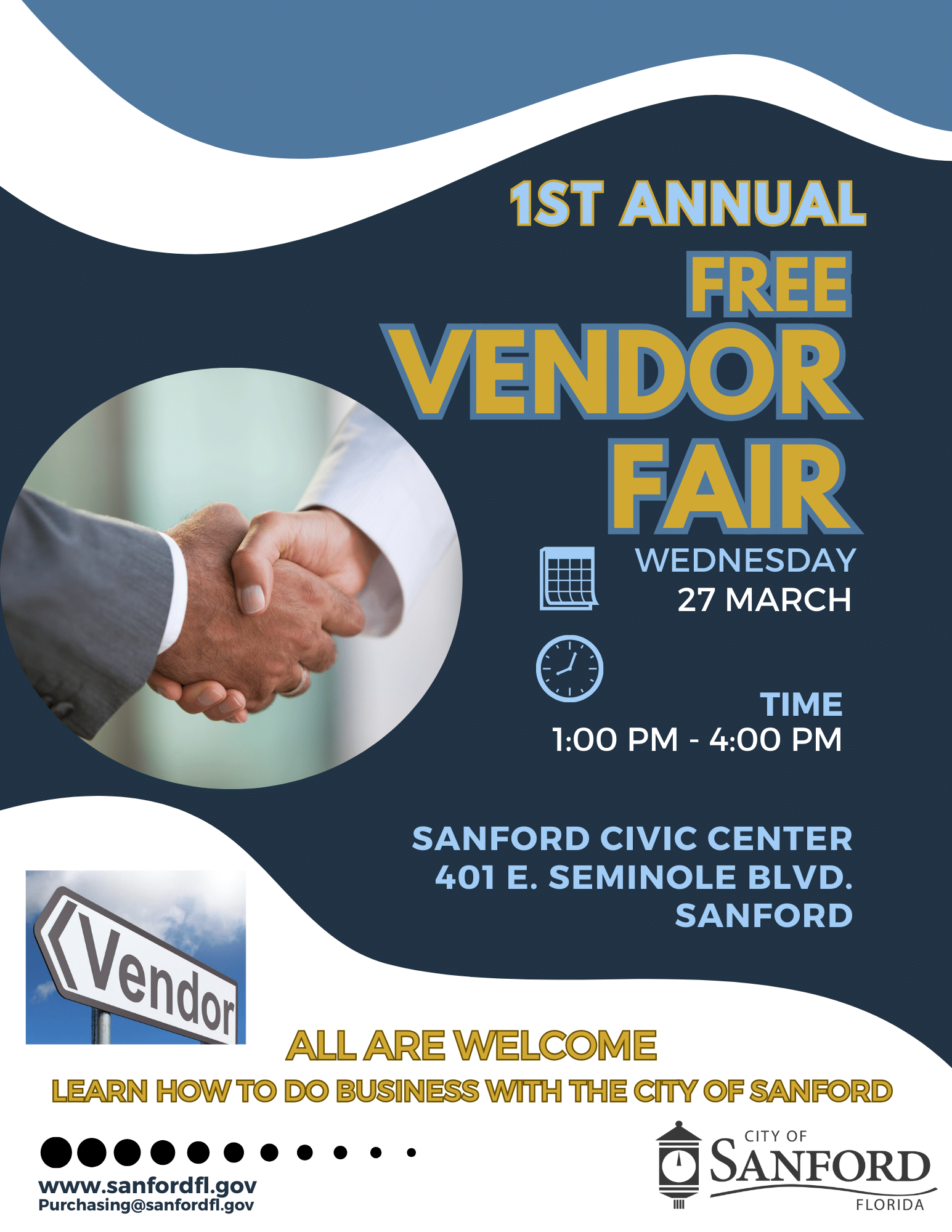 1st Annual Vendor Fair - Sanford Main