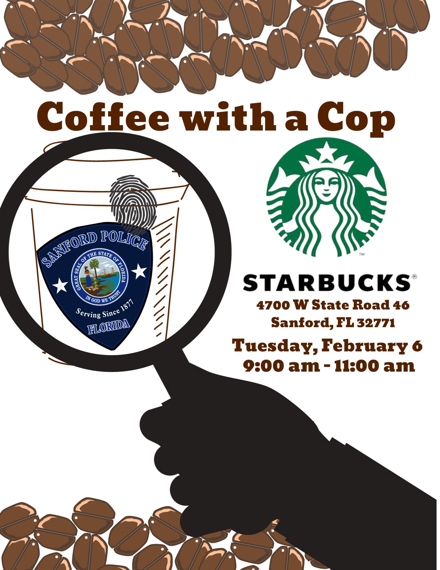 Coffee with a Cop - Sanford Main