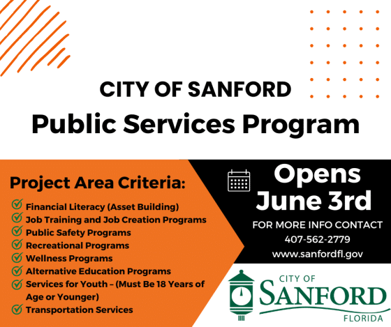 CDBG - Public Services Grant Program - Sanford Main