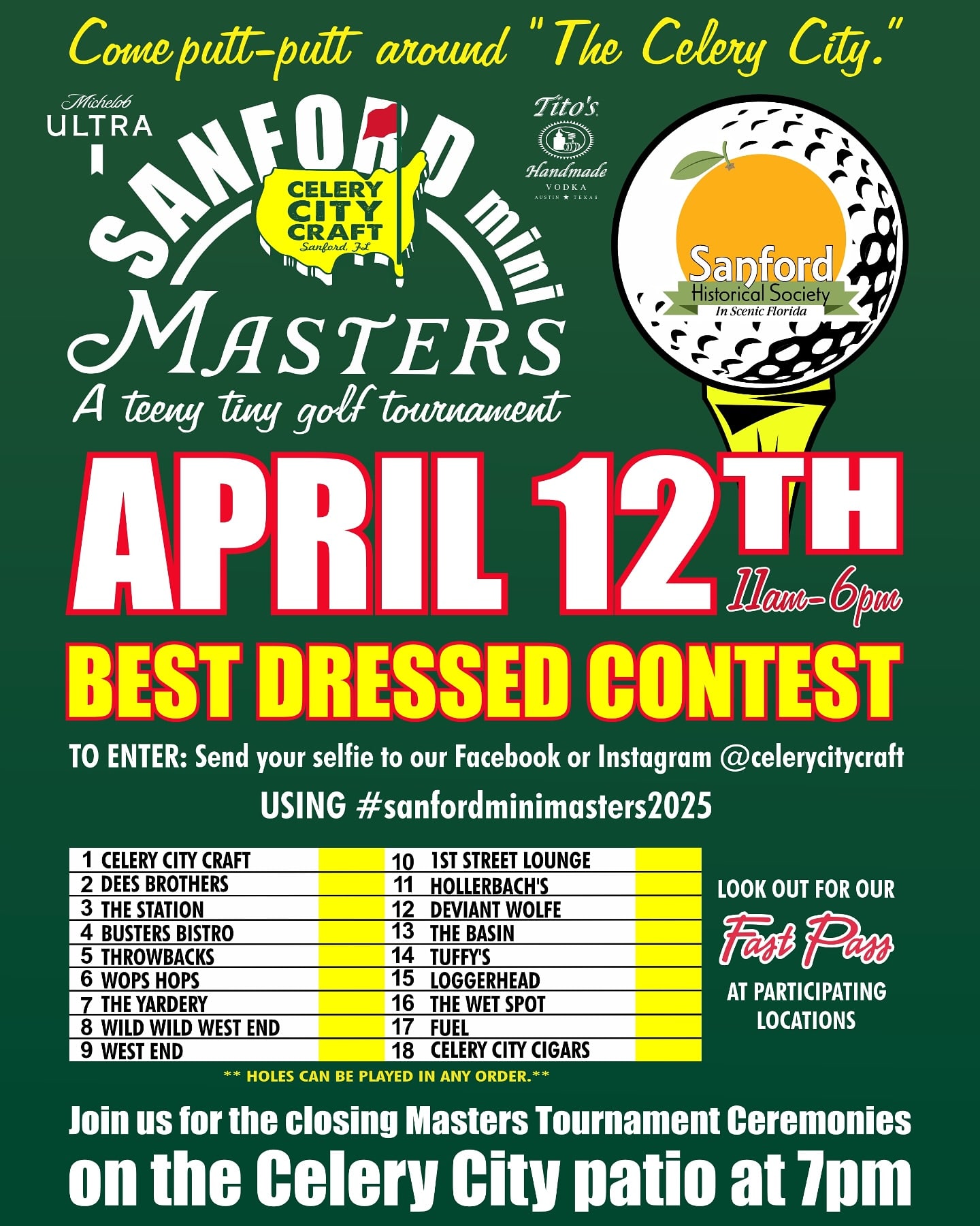 Sanford Mini Masters – The Teeny Tiny Golf Tournament - Sanford Main