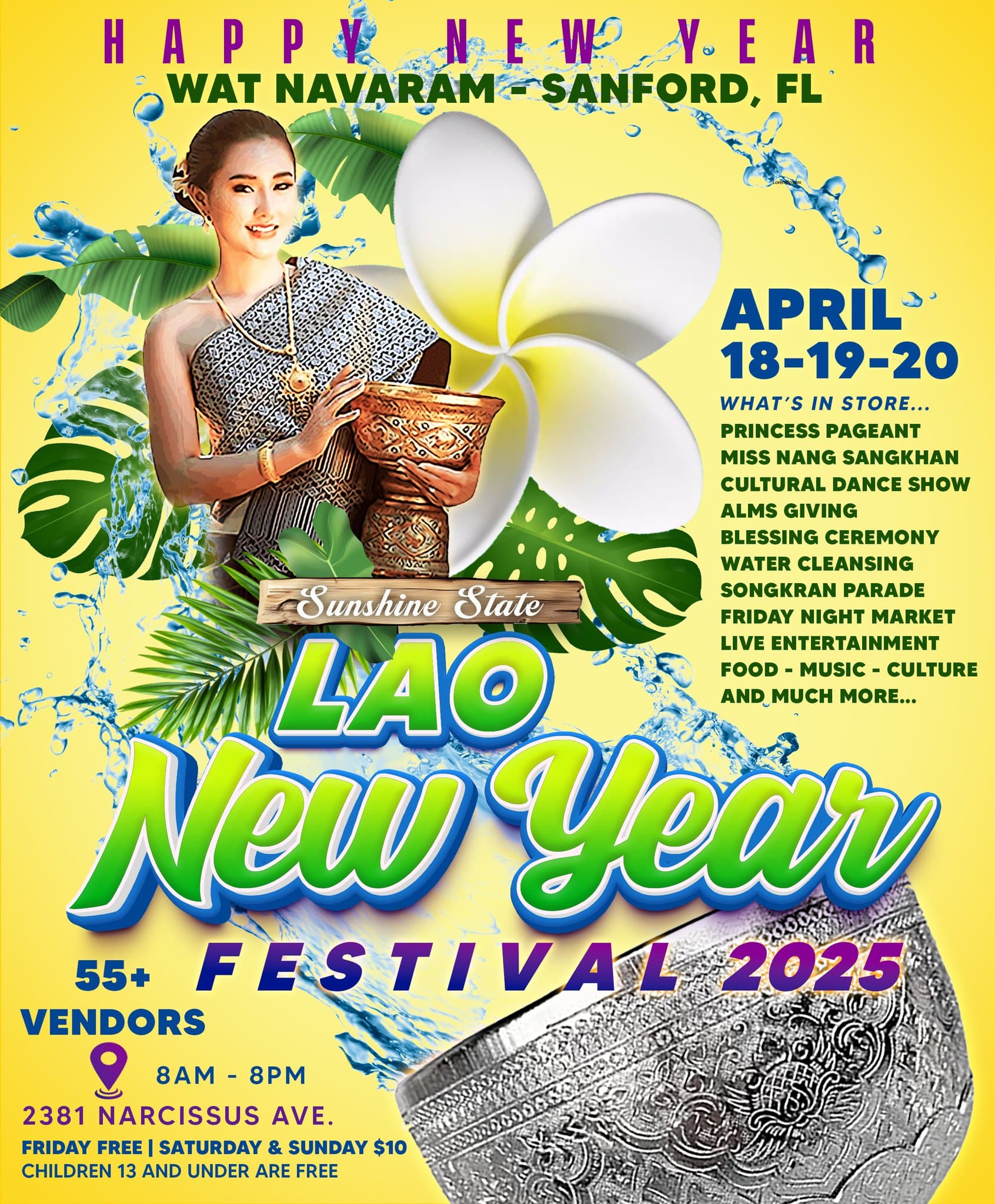 Lao New Year Festival - Sanford Main