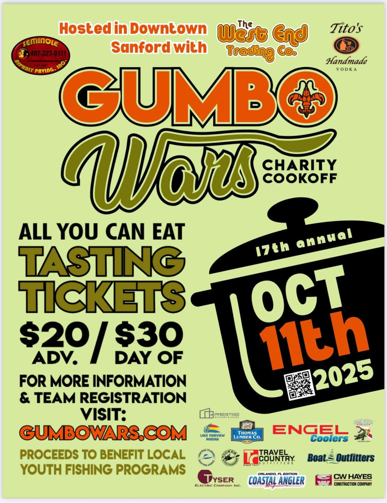 17th Annual Gumbo Wars Charity Cook-off - Sanford Main